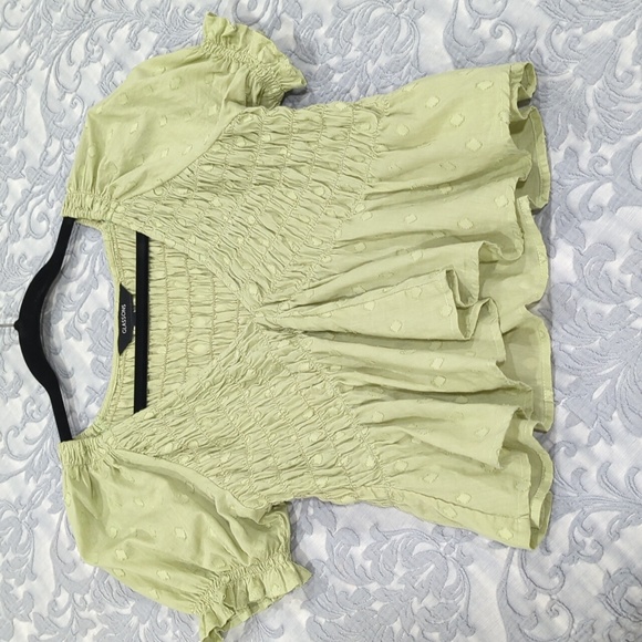 Glassons | Tops | Glassons Pretty Green Top | Poshmark